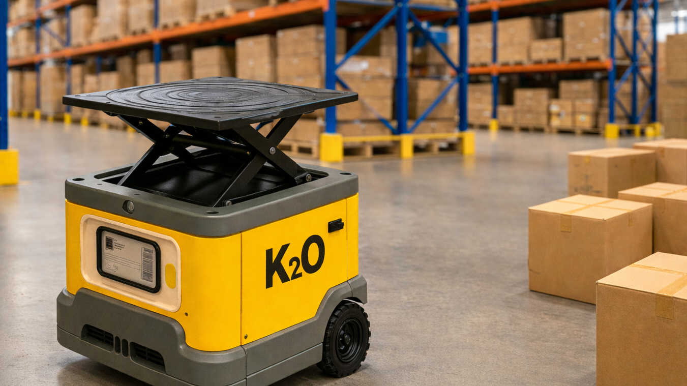 K2O Autonomous Mobile Robot for Smart Warehouses
